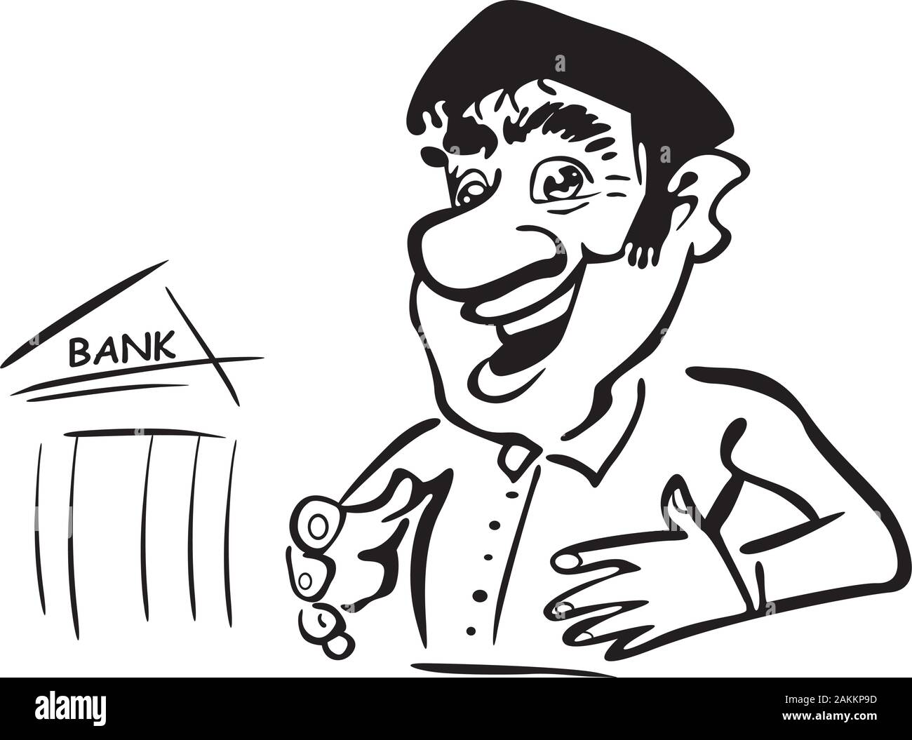 Hands in front of picture Stock Vector Images - Alamy