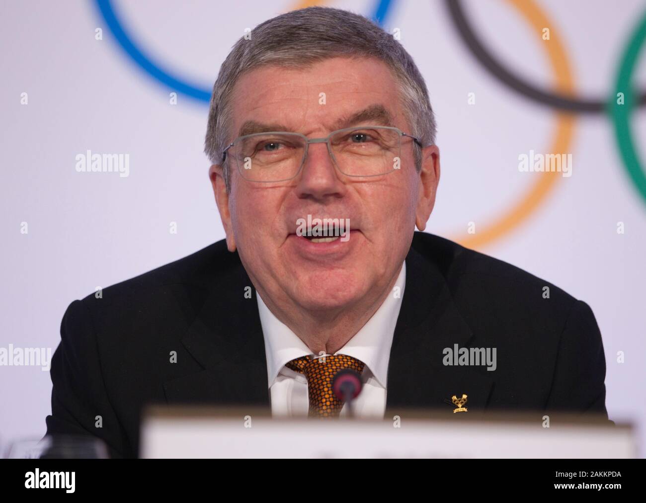 Lausanne, Switzerland - January 09, 2020: The International Olympic ...