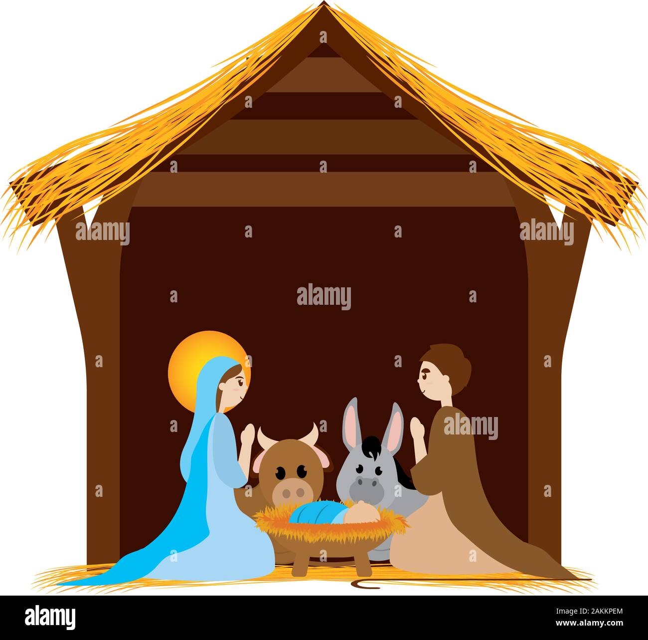 Beatiful manger image Stock Vector Image & Art - Alamy