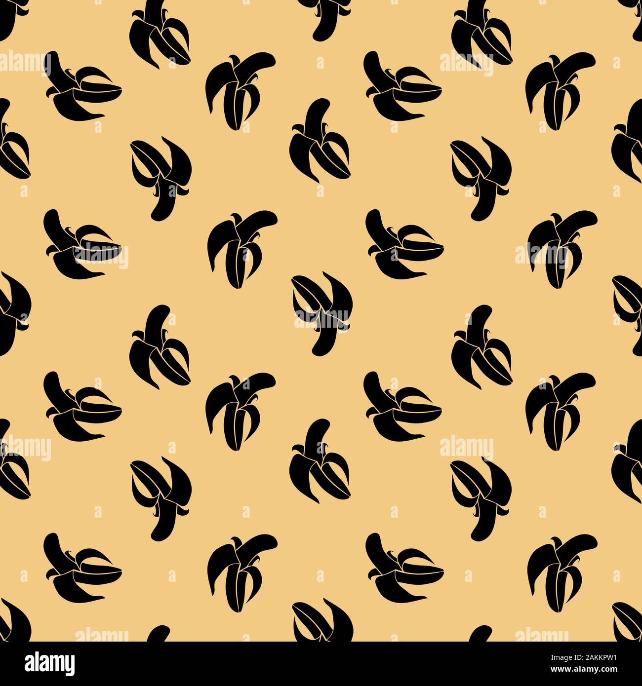 Bananas seamless repeat pattern background Stock Photo - Alamy