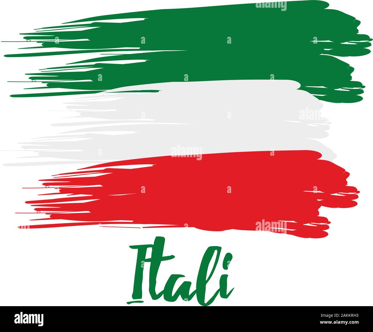 Italy poster with flag Stock Vector Image & Art - Alamy