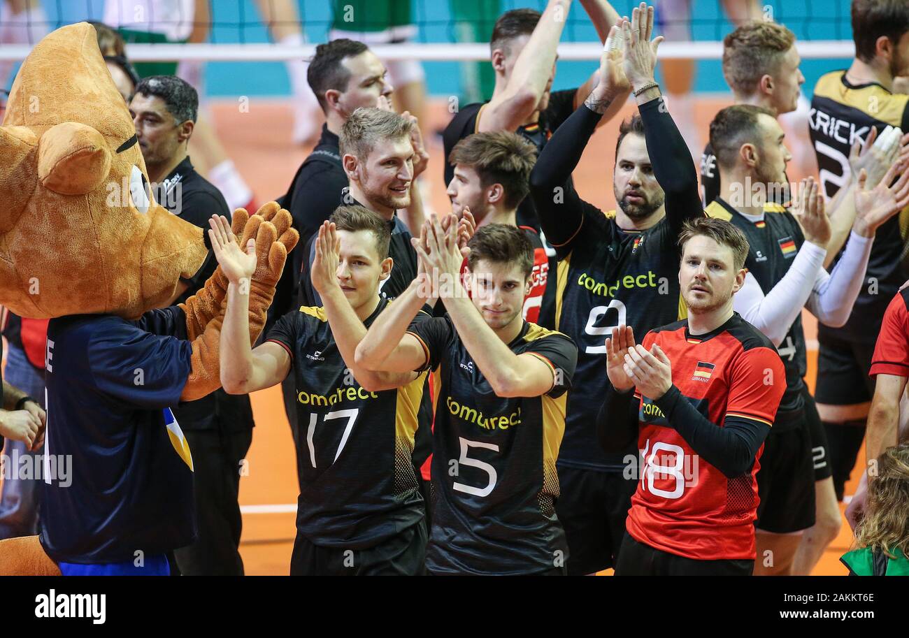 Berlin, Germany. 09th Jan, 2020. Volleyball, men: Olympic qualification ...