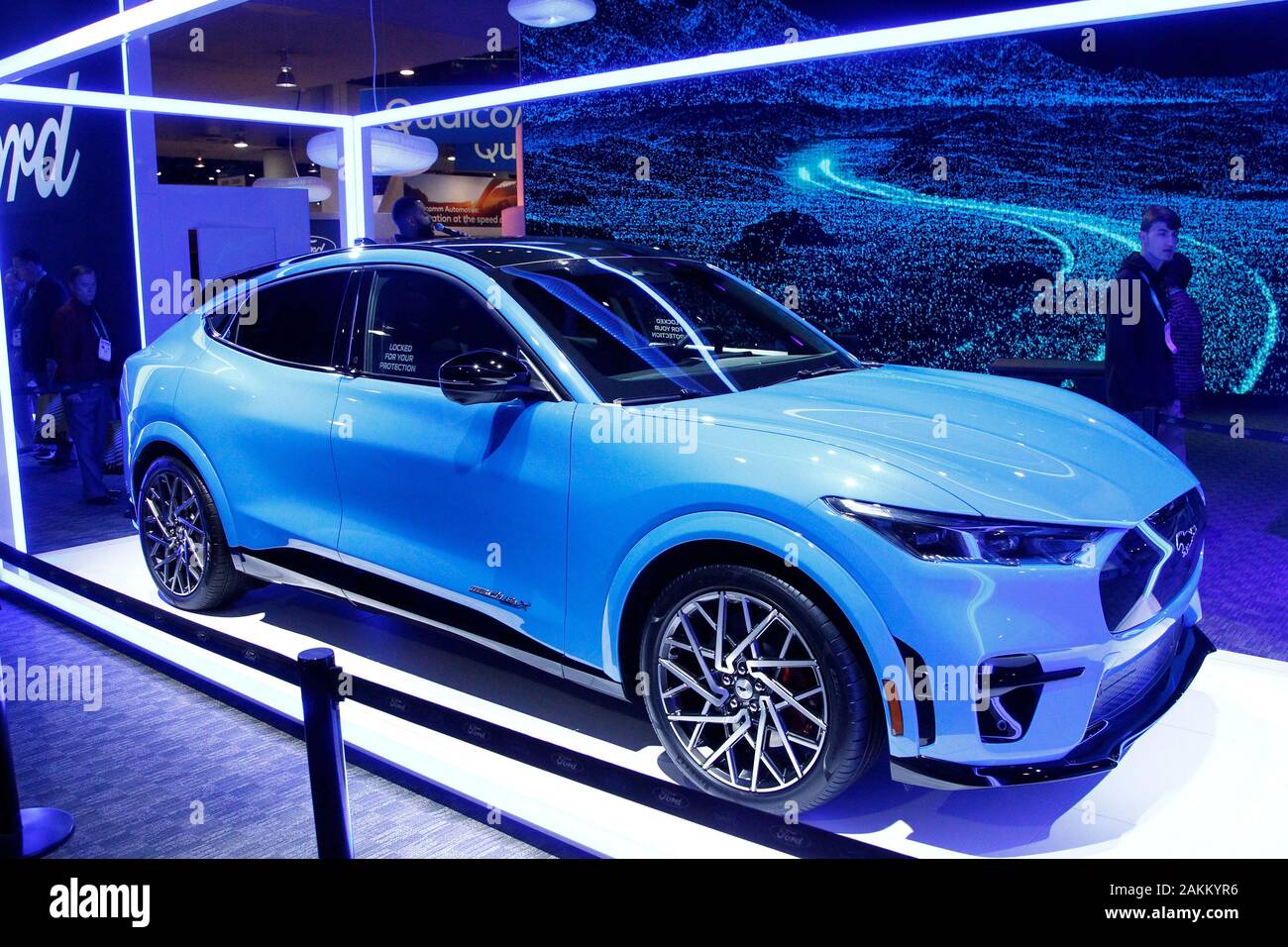 Las Vegas, United States. 09th Jan, 2020. A view of the Ford Mustang ...