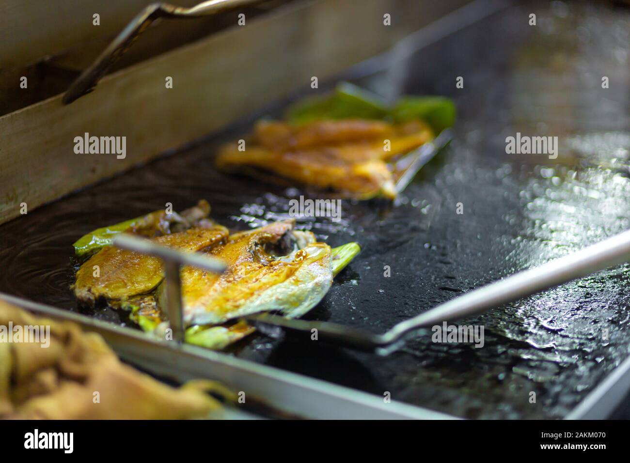 Asian street food. Pancake on a sheet Stock Photo - Alamy