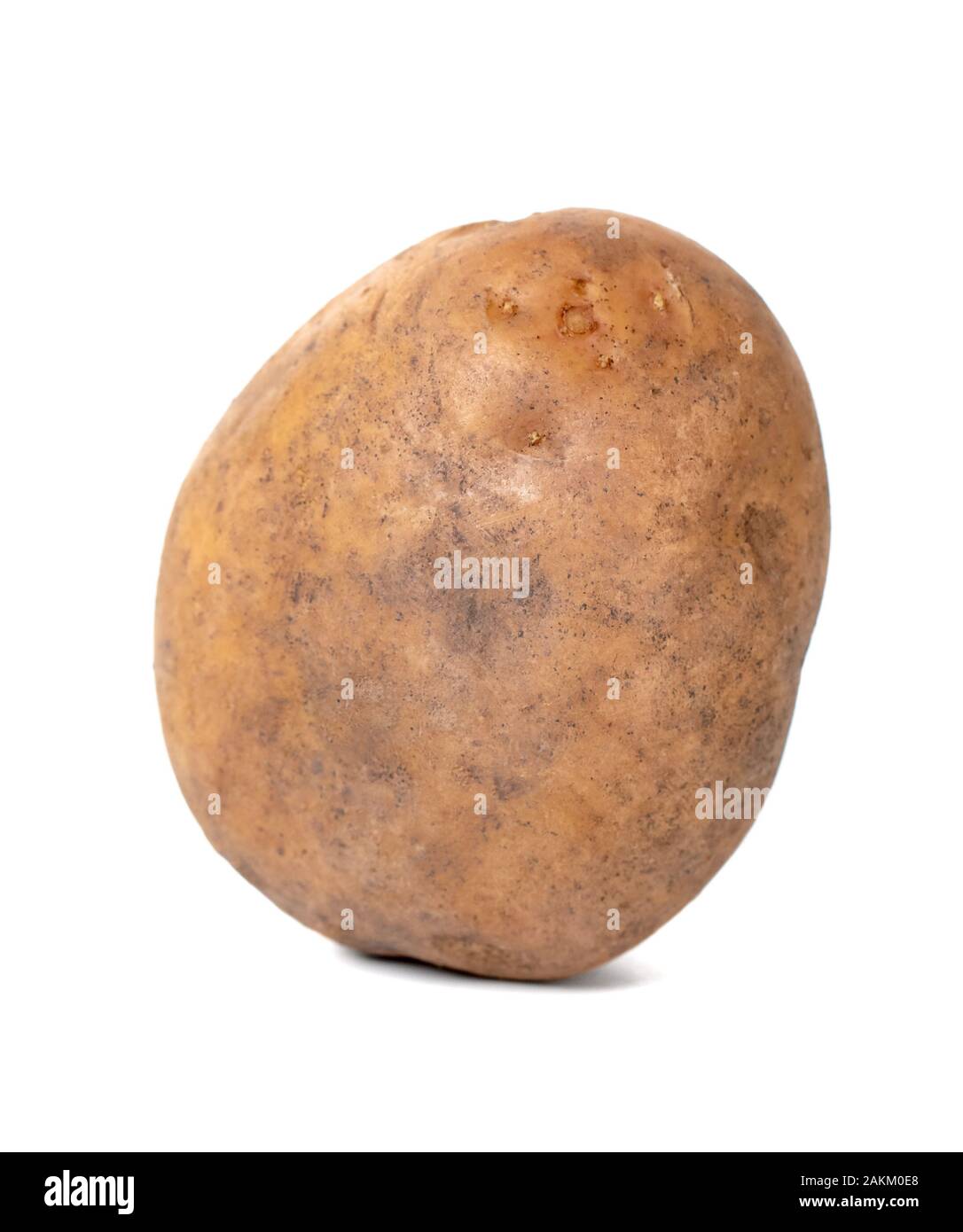Single potato isolated on white background. Vegetable Stock Photo - Alamy