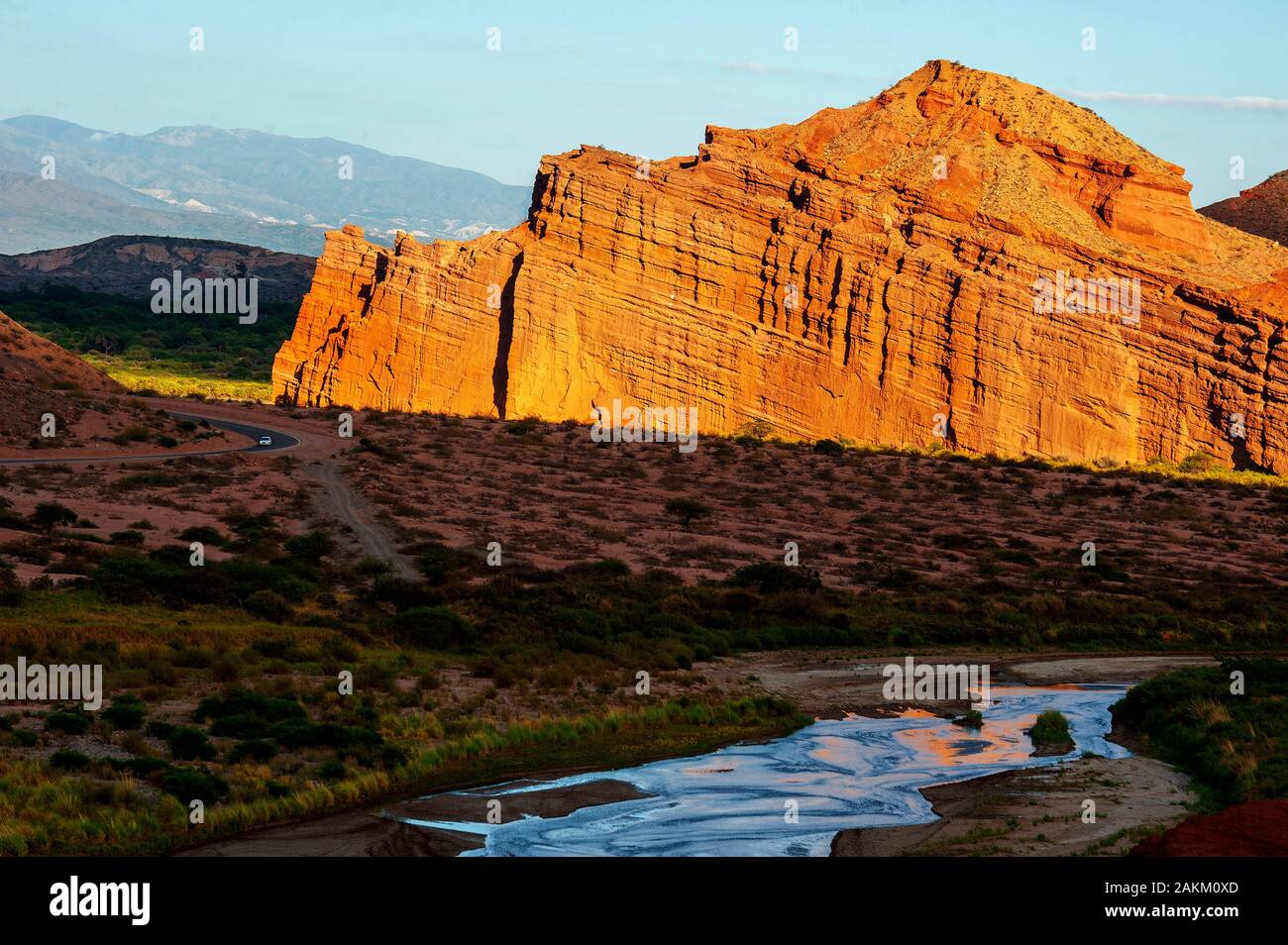 Beautiful scenery at Quebrada de Cafayate on the road Salta-Cafayate ...