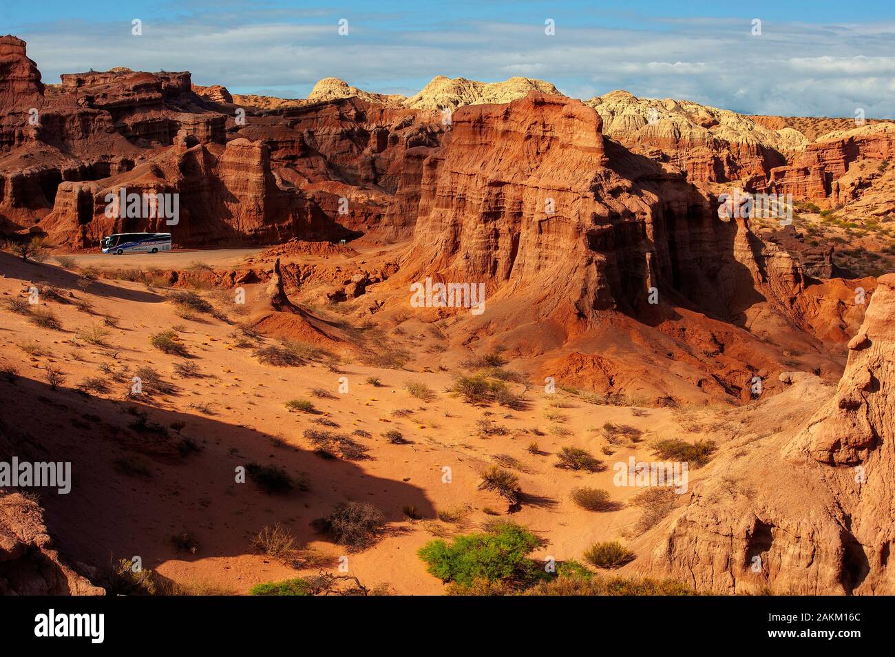 Beautiful scenery at Quebrada de Cafayate on the road Salta-Cafayate ...