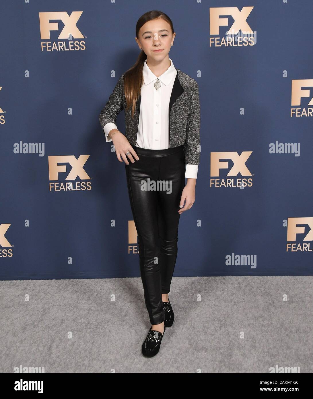 Olivia Edward Arrives At The Fx Networks Winter Tca Starwalk Held At