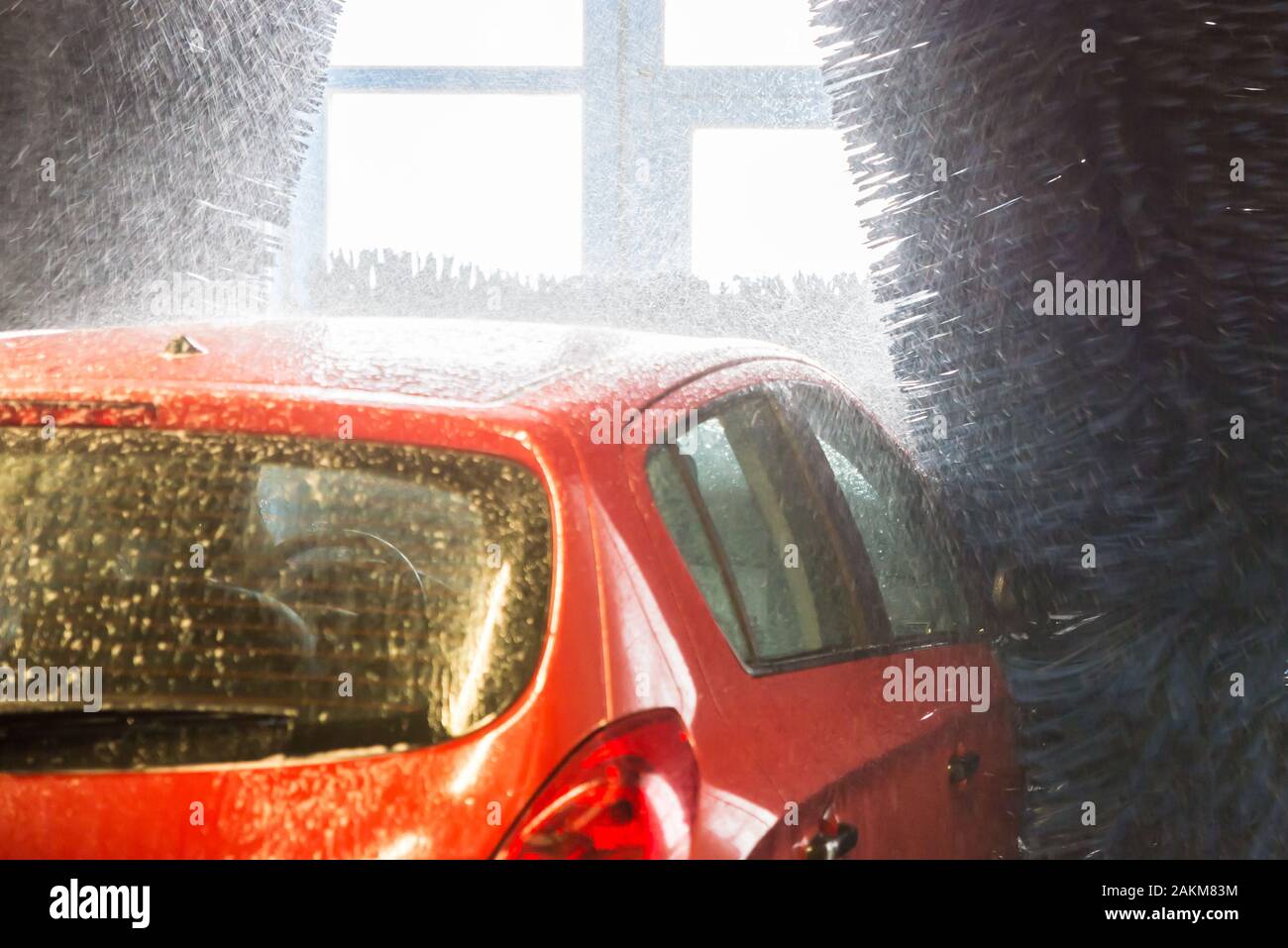 Car wash in action hi-res stock photography and images - Alamy