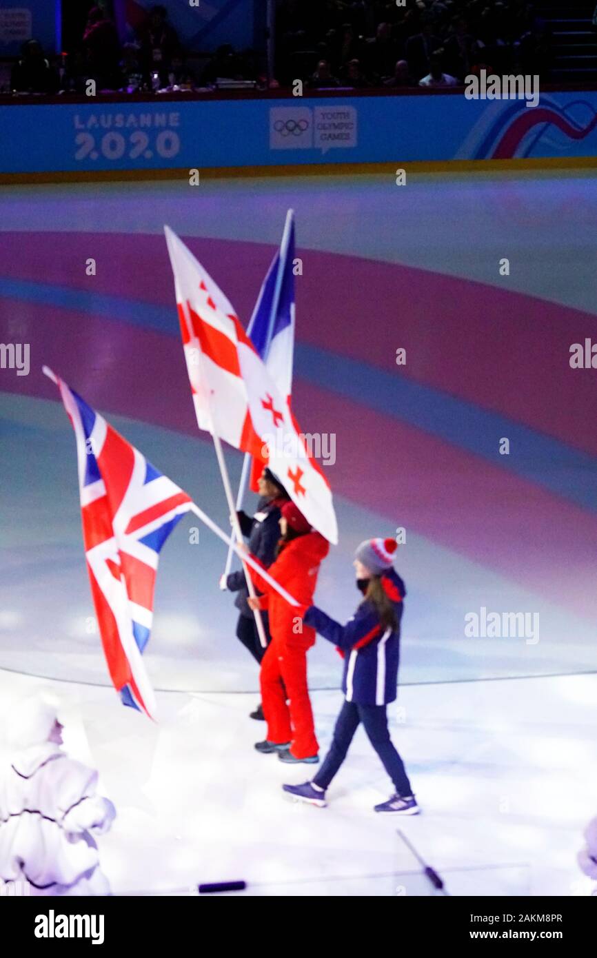 Ceremony olympic national flag hi-res stock photography and images - Alamy