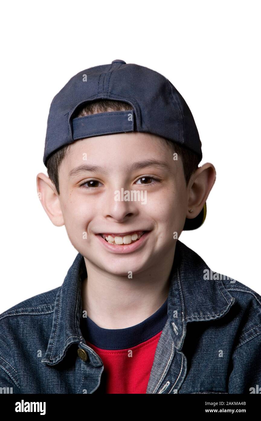 Boy facing backward hi-res stock photography and images - Alamy