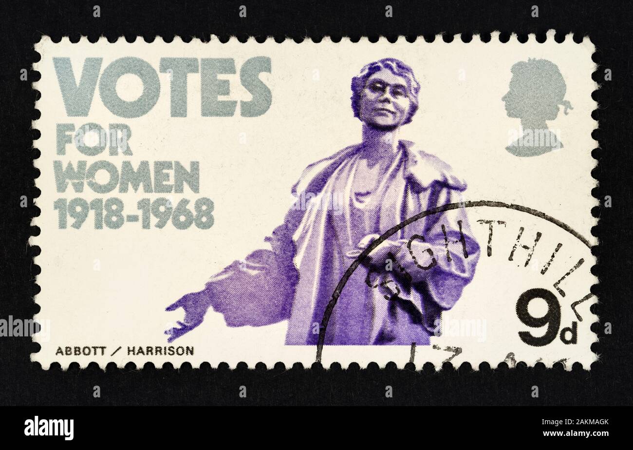 Votes For Women Postage Stamp Stock Photo - Alamy