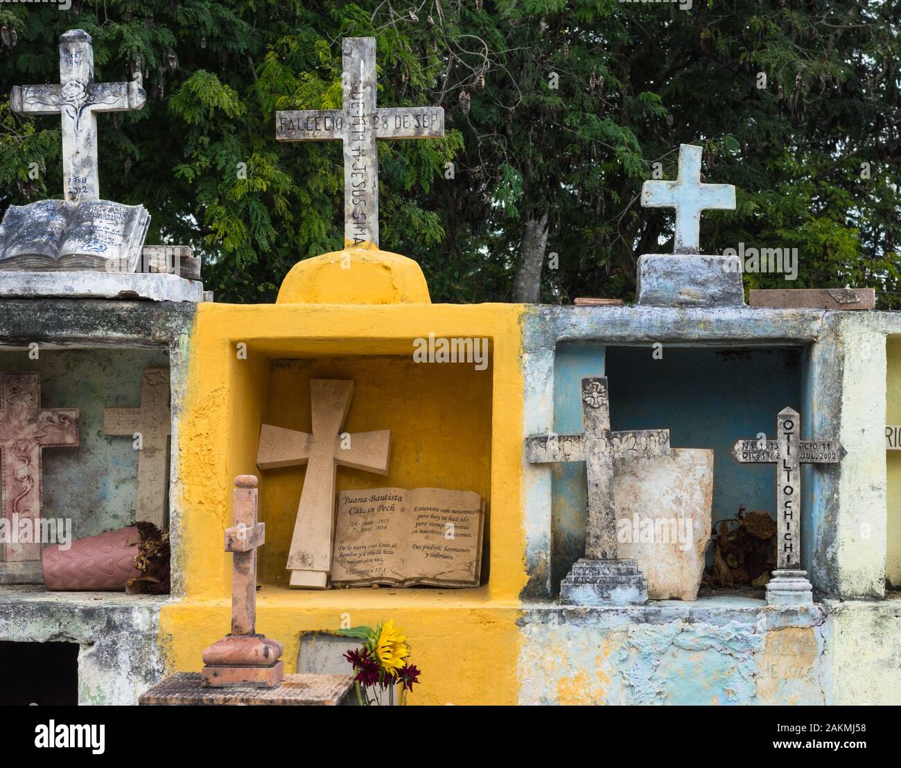 Colorful maya cemetery hi-res stock photography and images - Alamy