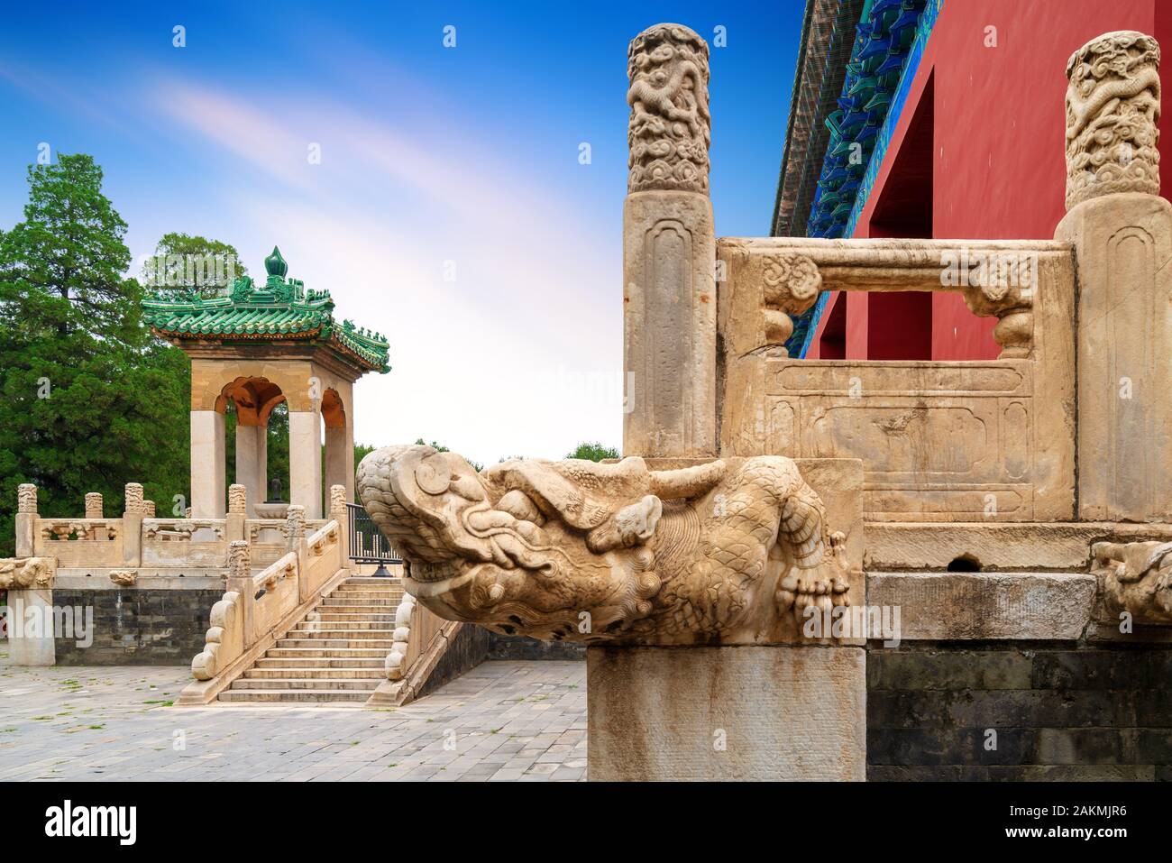 Ancient building located in Tiantan Park, Beijing, China Stock Photo ...