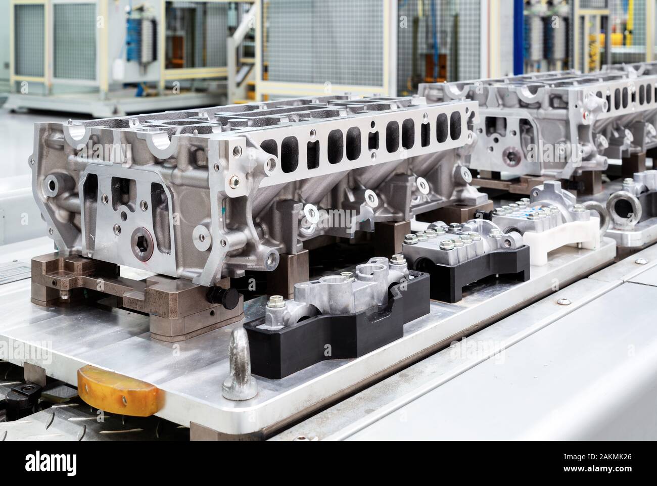 Equipment close-up of modern car production line Stock Photo - Alamy