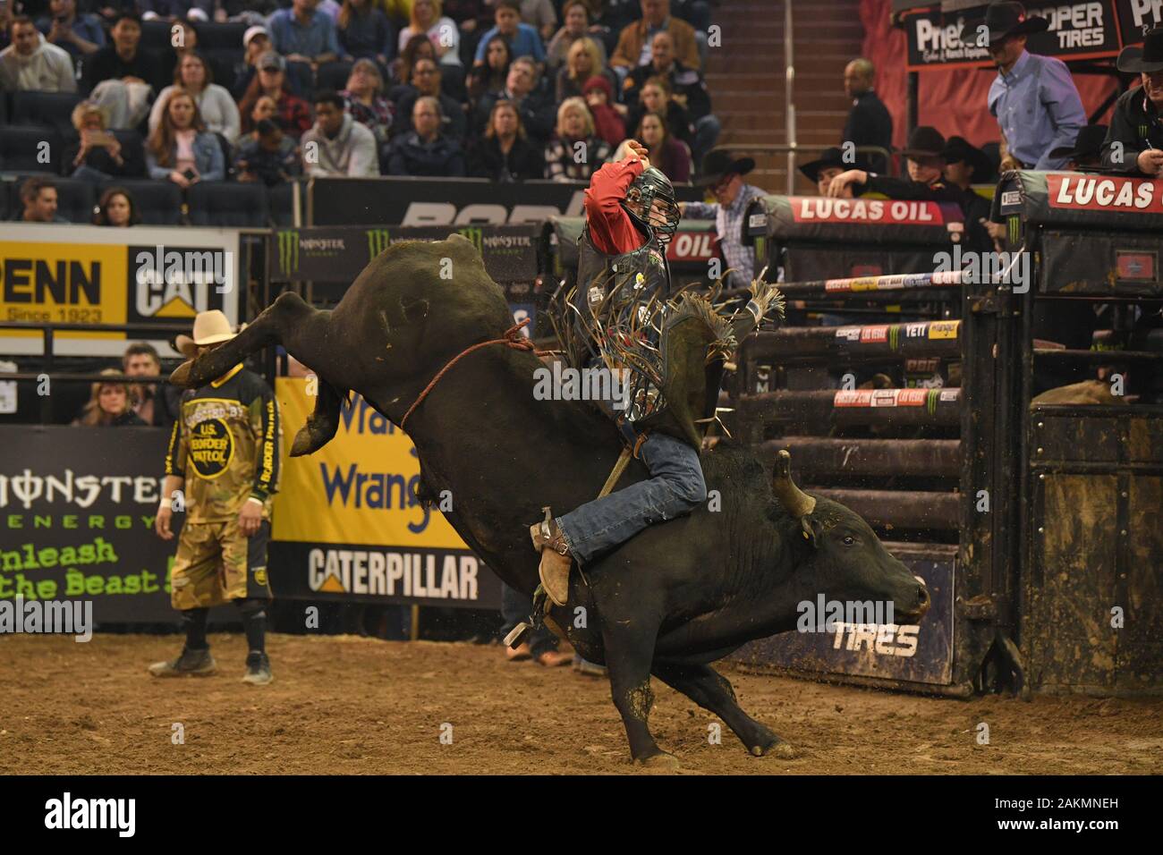 NEW YORK, NY - JANUARY 04: Jared Parsonage rides Crazed Addiction ...