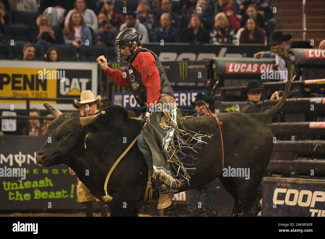 NEW YORK, NY - JANUARY 04: Jared Parsonage rides Crazed Addiction ...