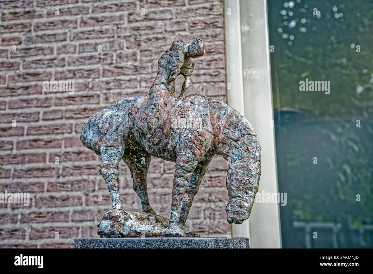 Bronze statue horse rider hi-res stock photography and images - Alamy