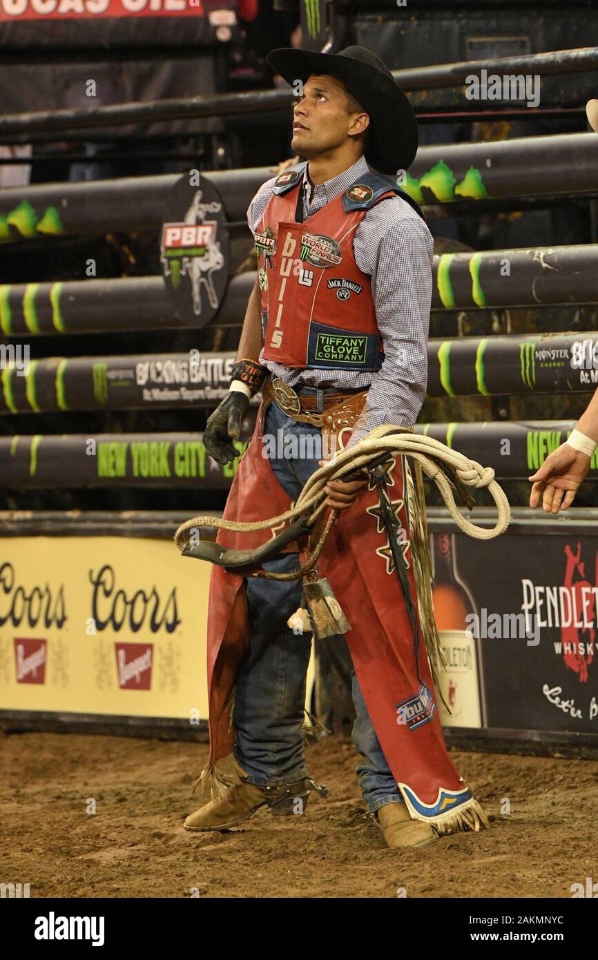 NEW YORK, NY - JANUARY 04: Alisson De Souza watches a replay during the ...