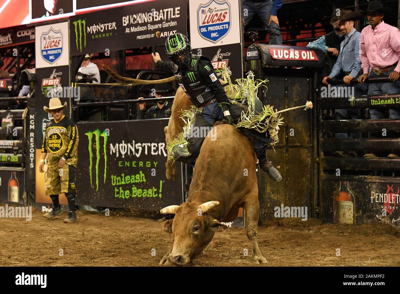 NEW YORK, NY - JANUARY 04: Jose Vitor Leme rides Blonde Blizzard during ...