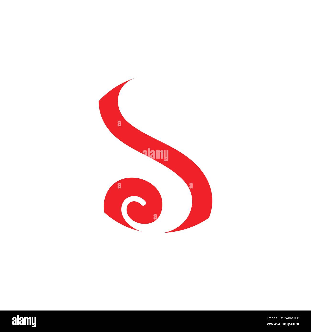 letter s abstract curves design logo vector Stock Vector Image & Art ...