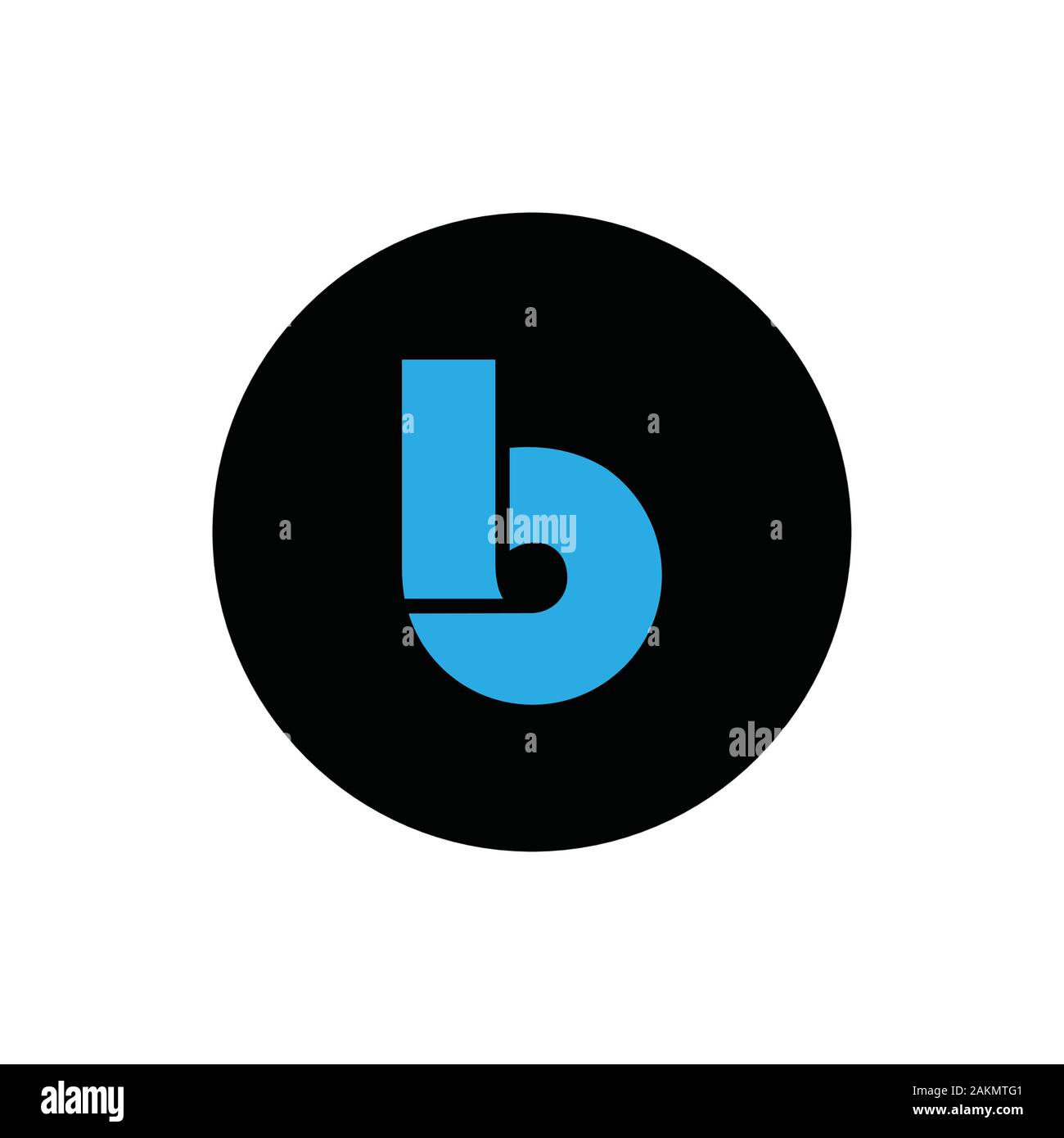 letter b simple geometric logo vector Stock Vector Image & Art - Alamy