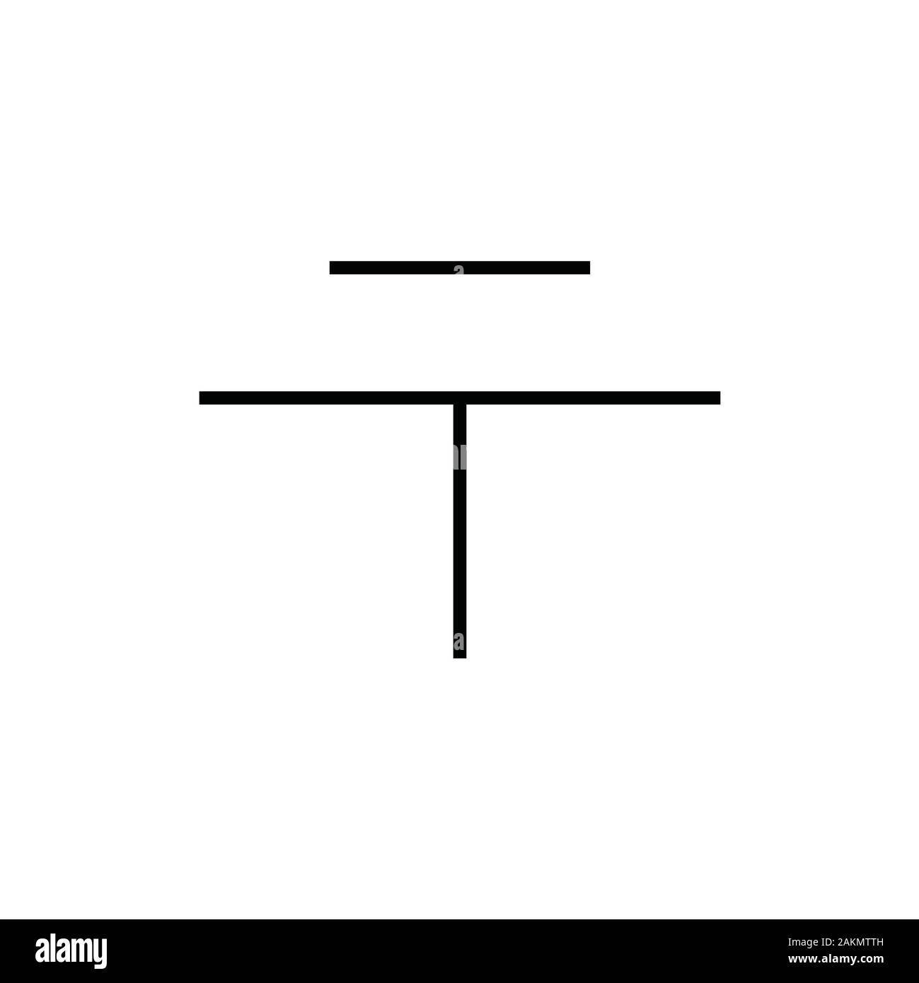 letter t line simple logo vector Stock Vector Image & Art - Alamy