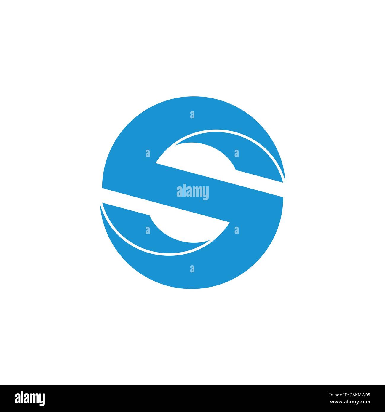 letter s 3d circle geometric logo vector Stock Vector Image & Art - Alamy