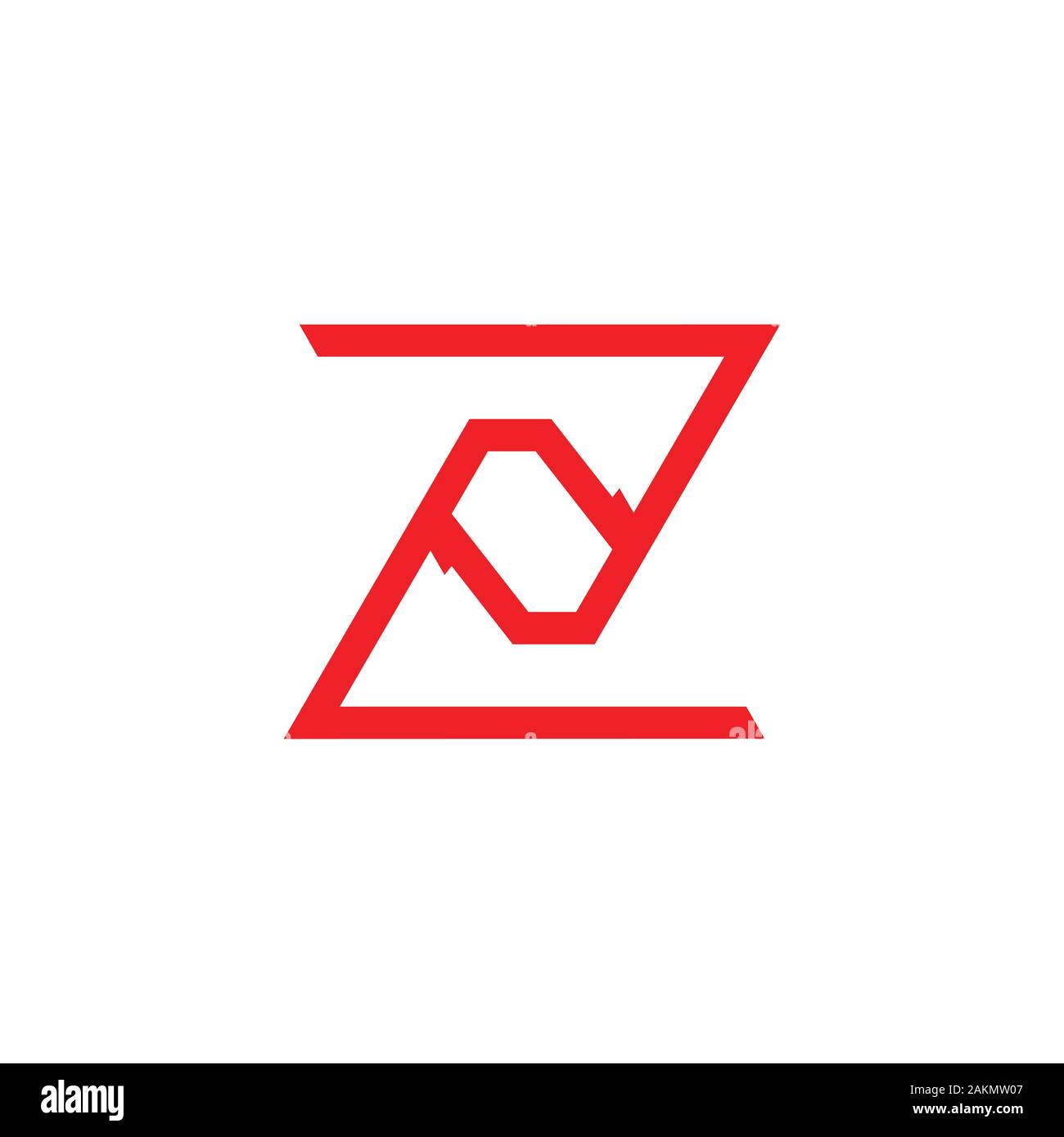 letter z geometric line simple logo vector Stock Vector Image & Art - Alamy