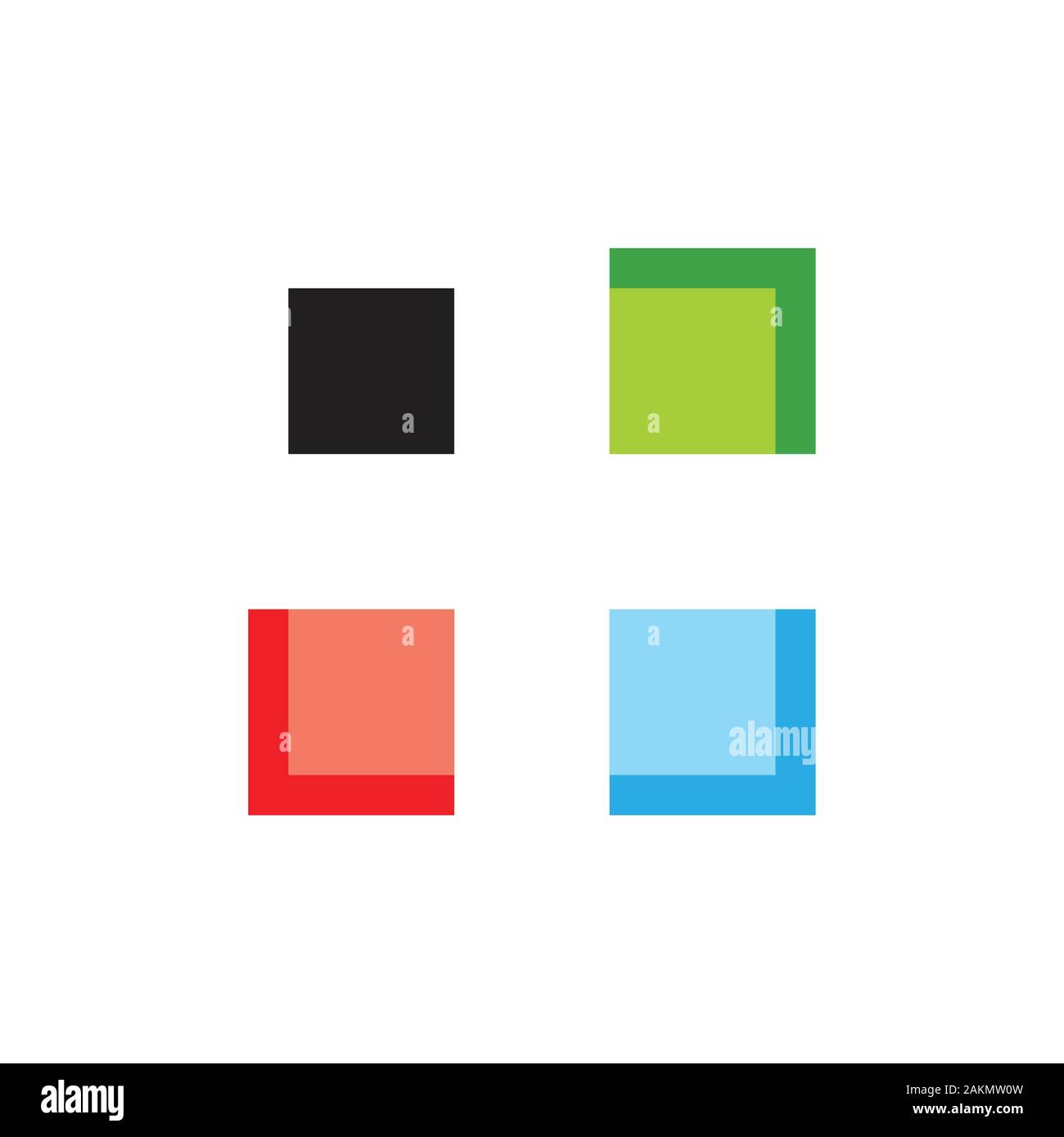 Abstract light windows Cut Out Stock Images & Pictures - Alamy