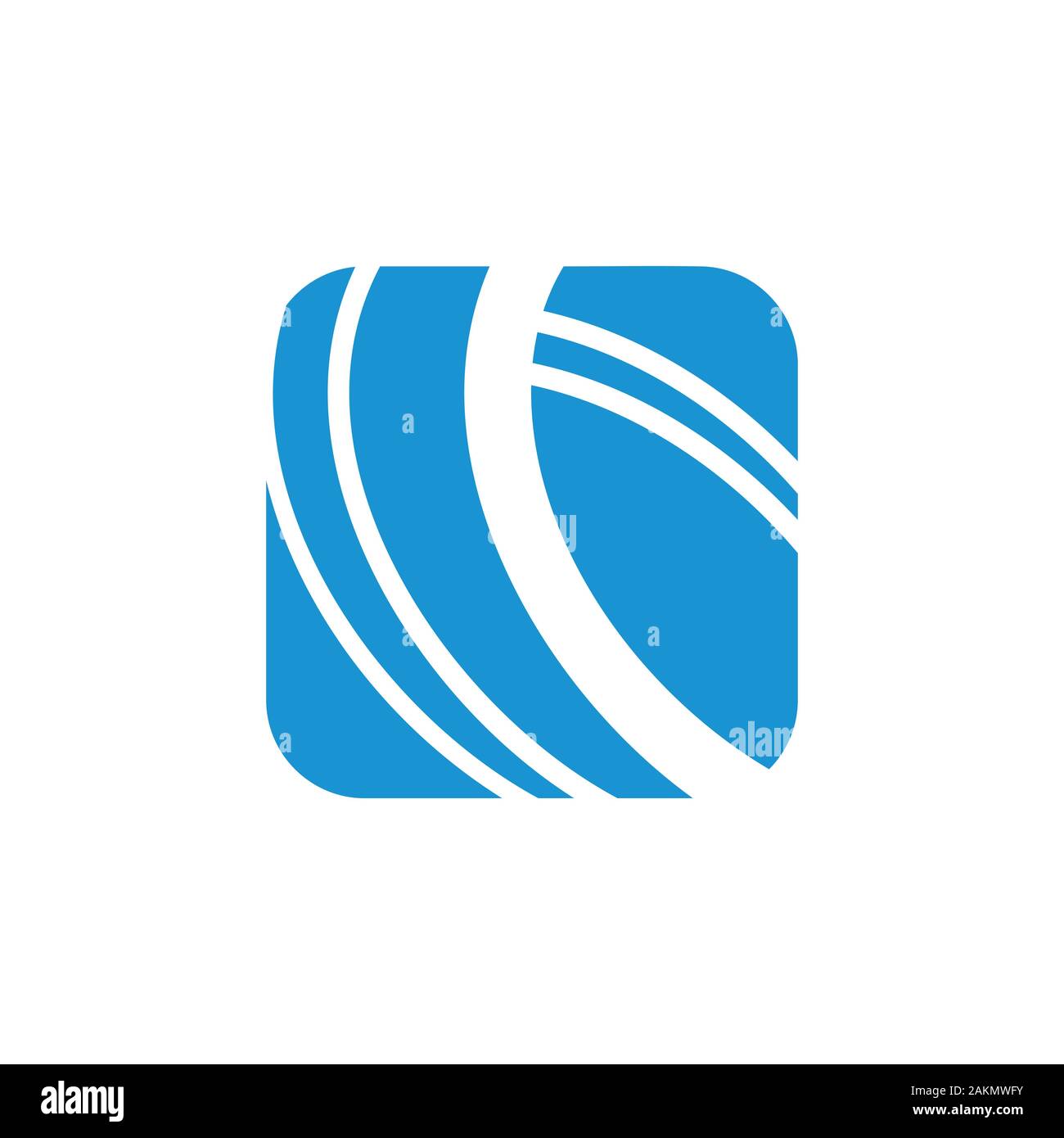 abstract curves square motion logo vector Stock Vector Image & Art - Alamy
