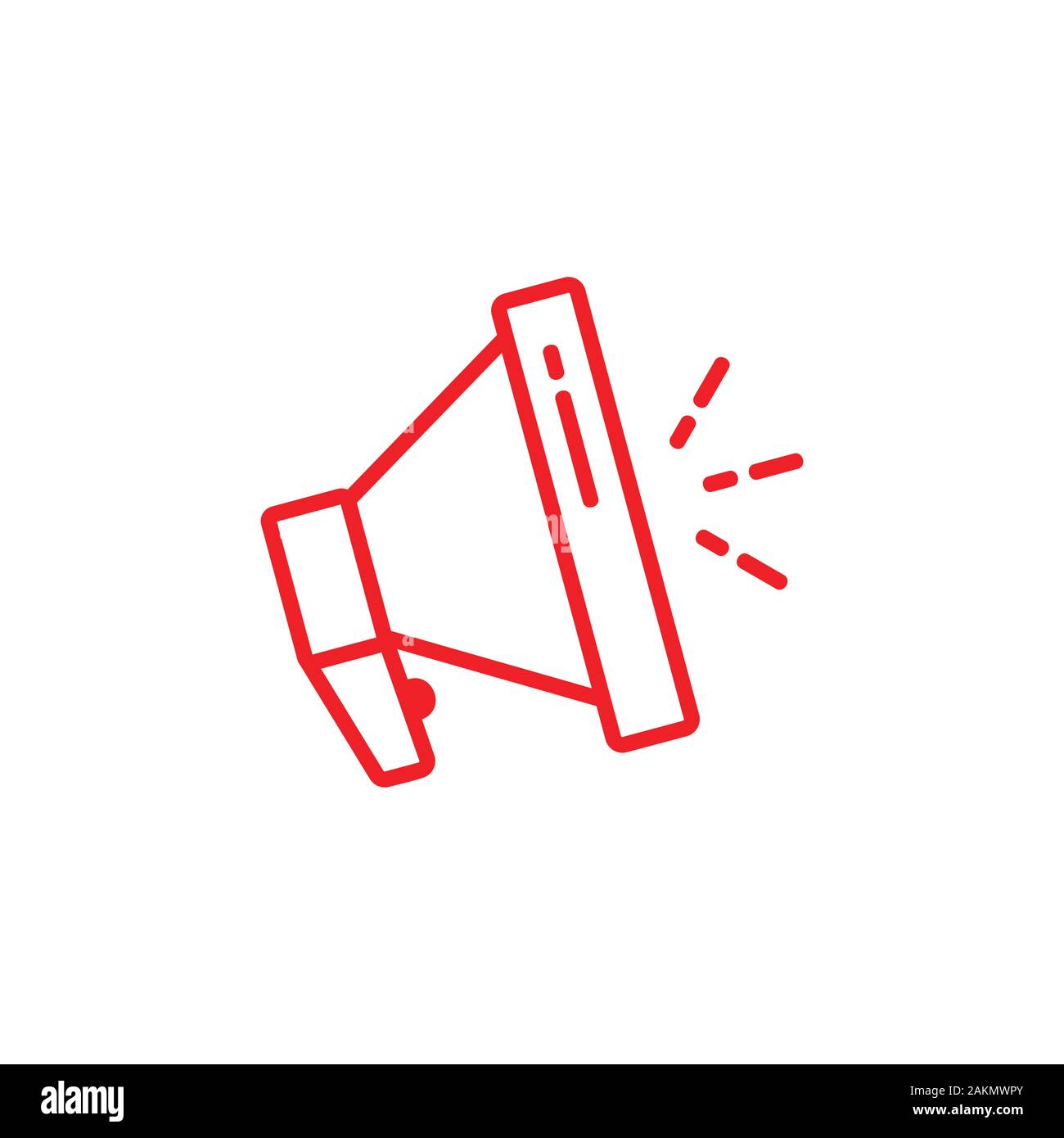 Discount megaphone icon outline Stock Vector Images - Alamy