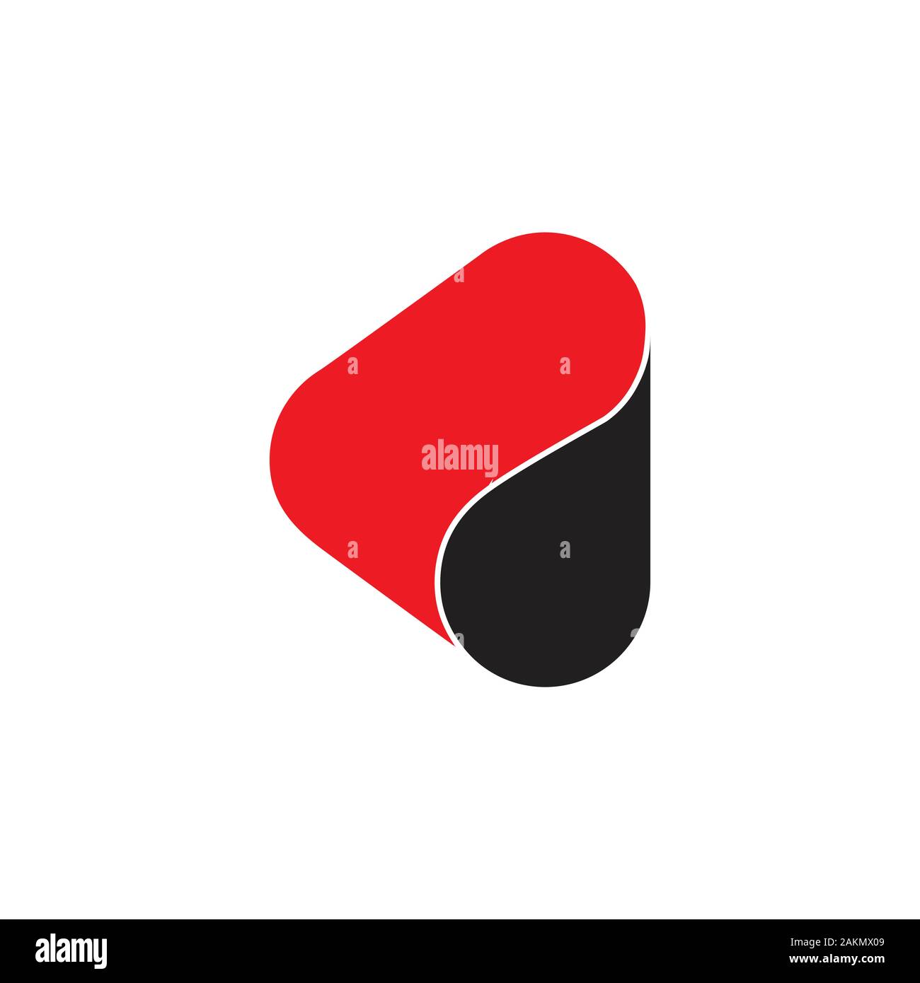 triangle dimensional design clear logo vector Stock Vector Image & Art ...