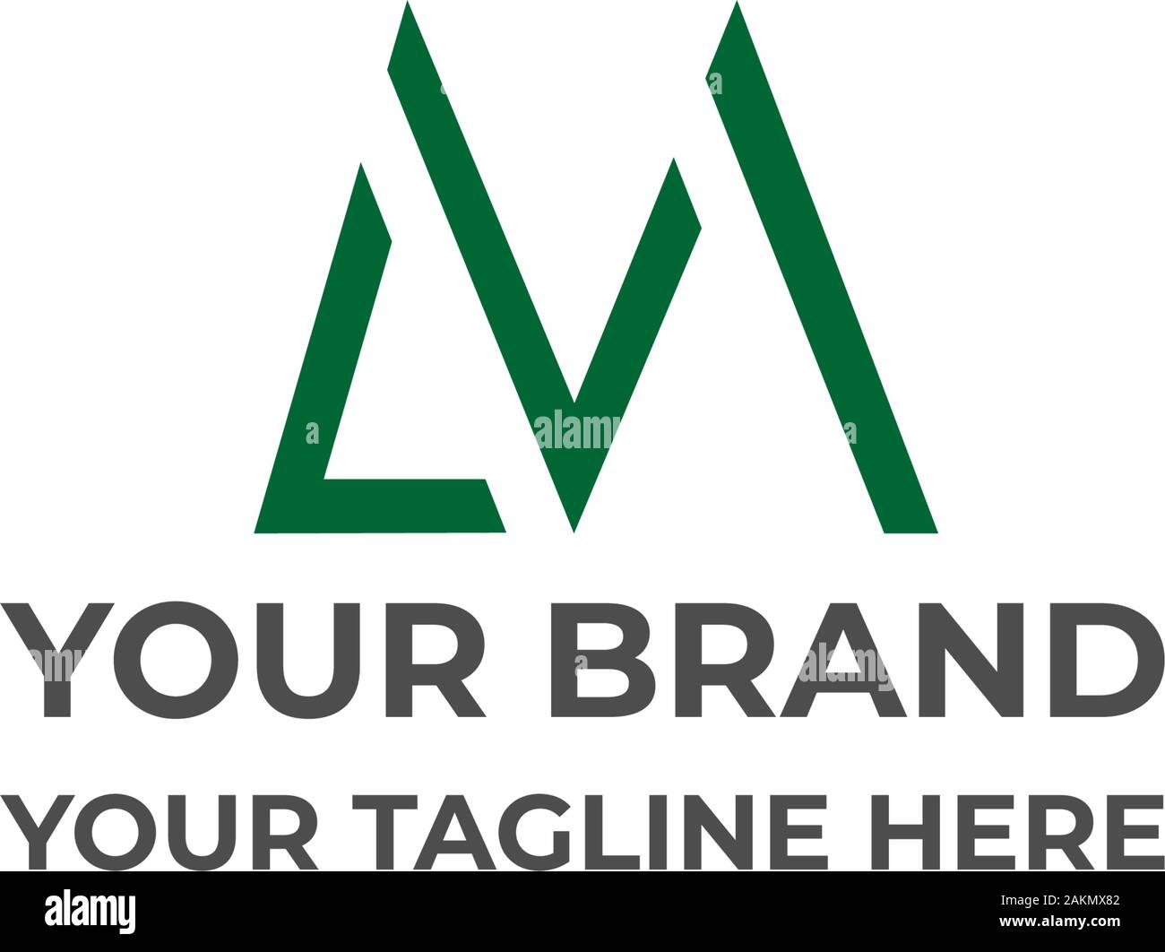 letter lm simple geometric line logo vector Stock Vector Image & Art ...