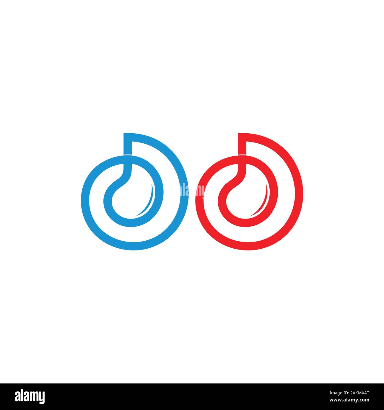 drop water line symbol logo vector Stock Vector Image & Art - Alamy