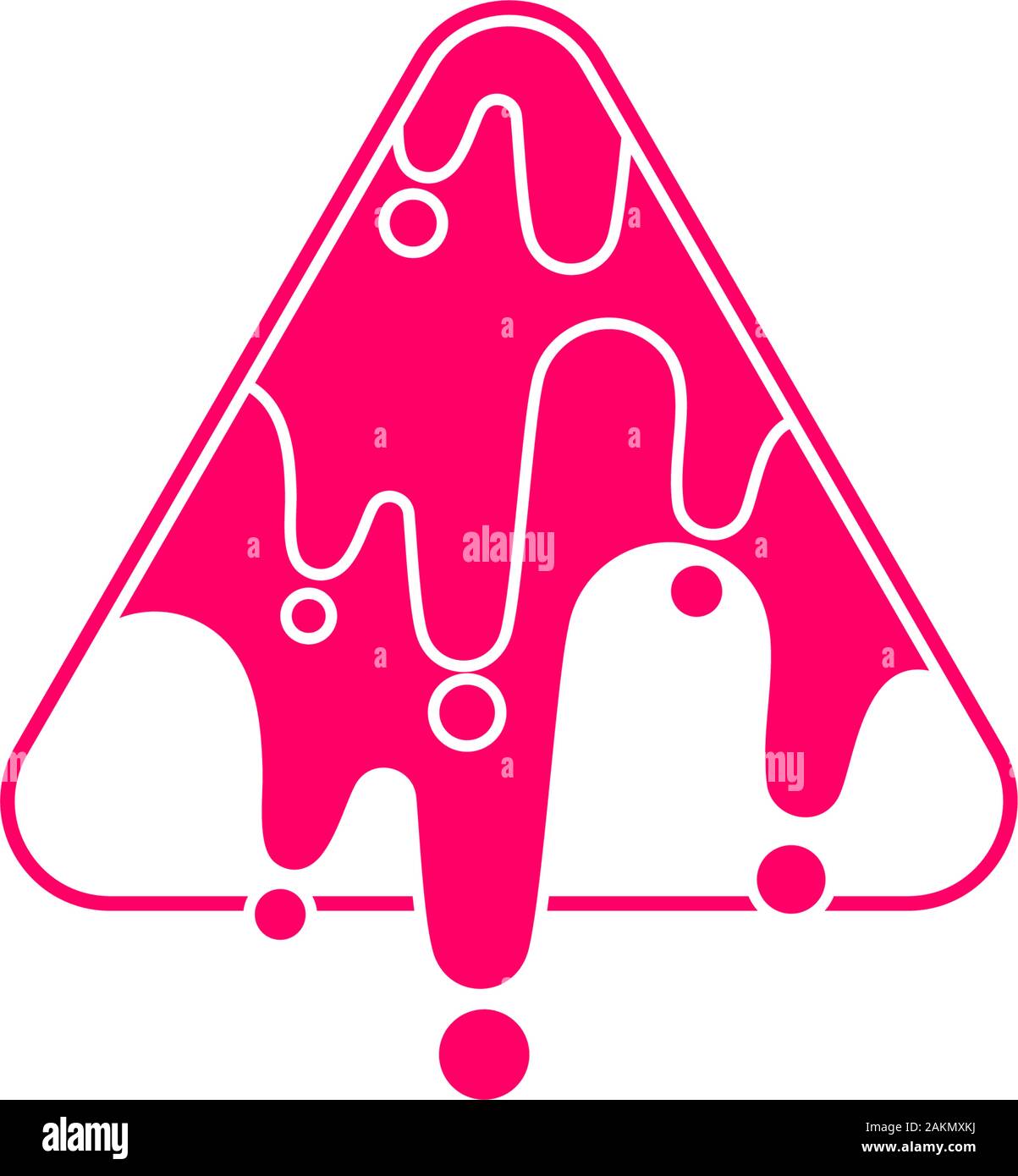 red triangle arrow motion geometric logo vector Stock Vector Image ...