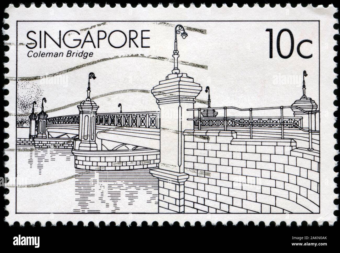 Coleman bridge singapore hi-res stock photography and images - Alamy