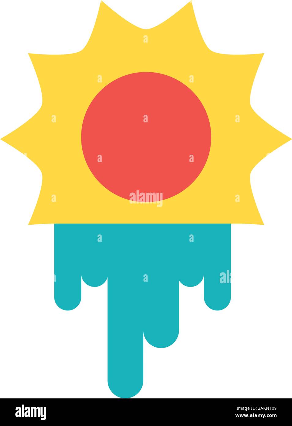 melted sun design, Climate change global warning environment nature ...