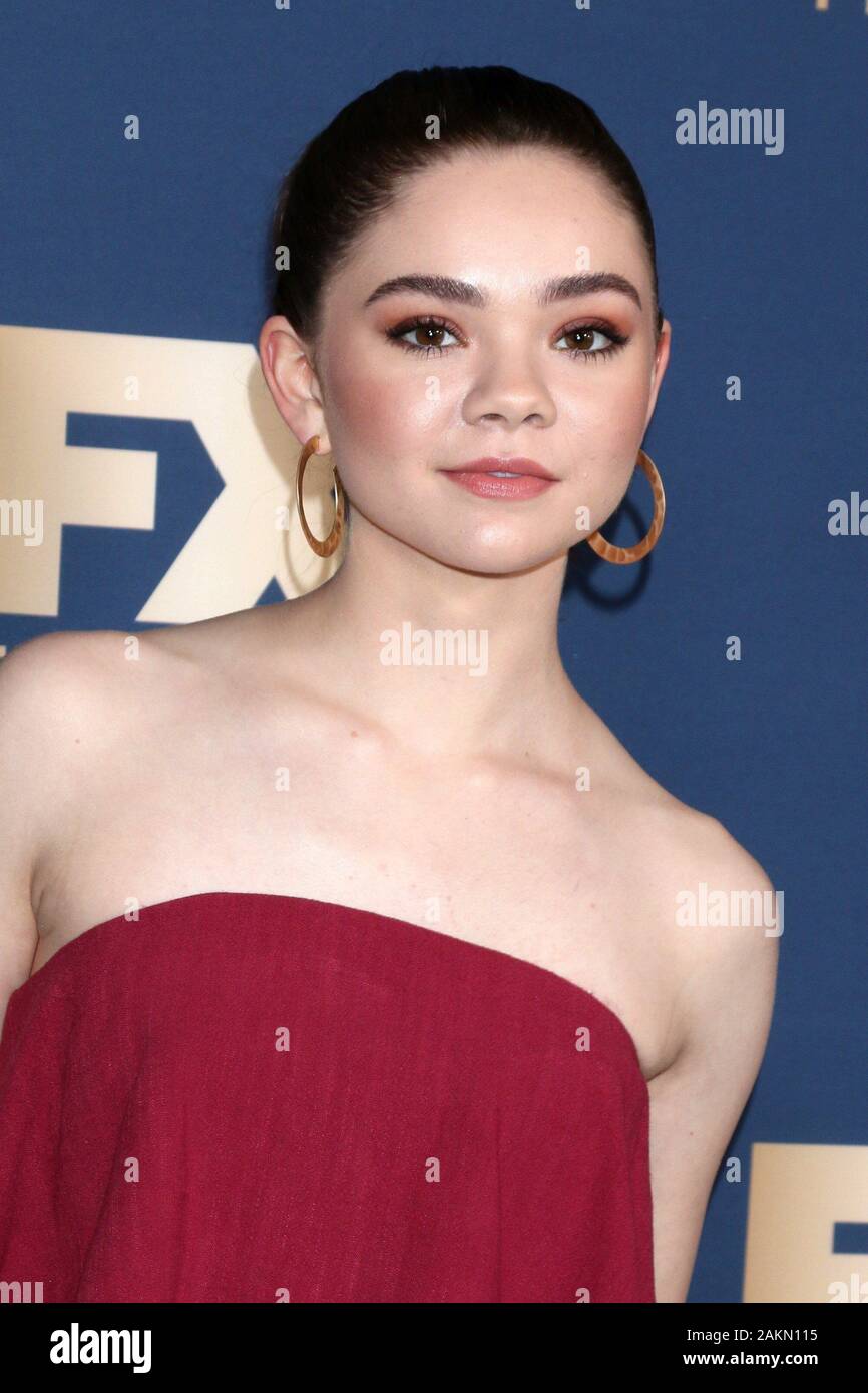 Pasadena, CA. 9th Jan, 2020. Hannah Alligood at arrivals for FX ...
