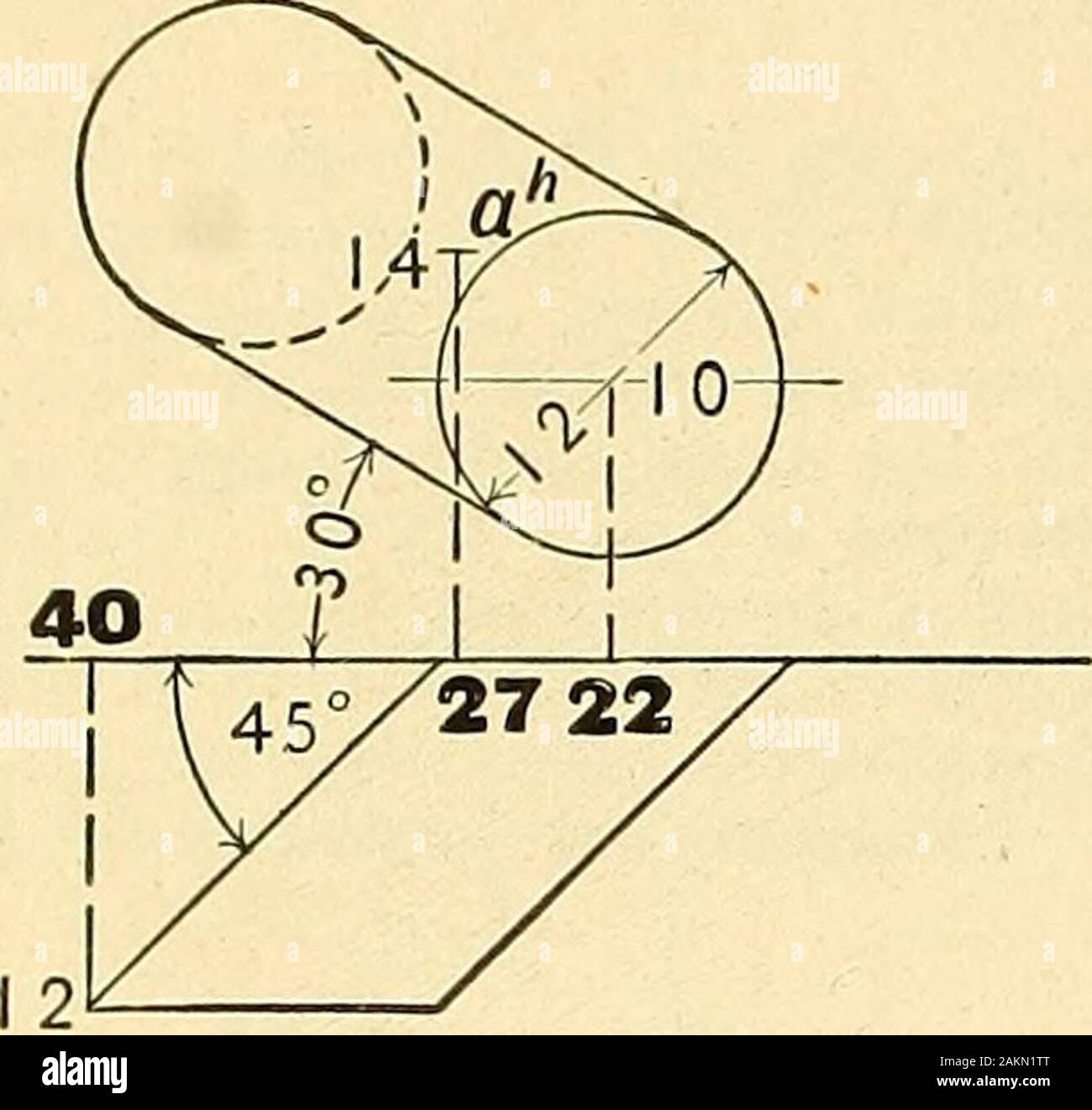 Descriptive geometry . 30 21 14 Stock Photo - Alamy
