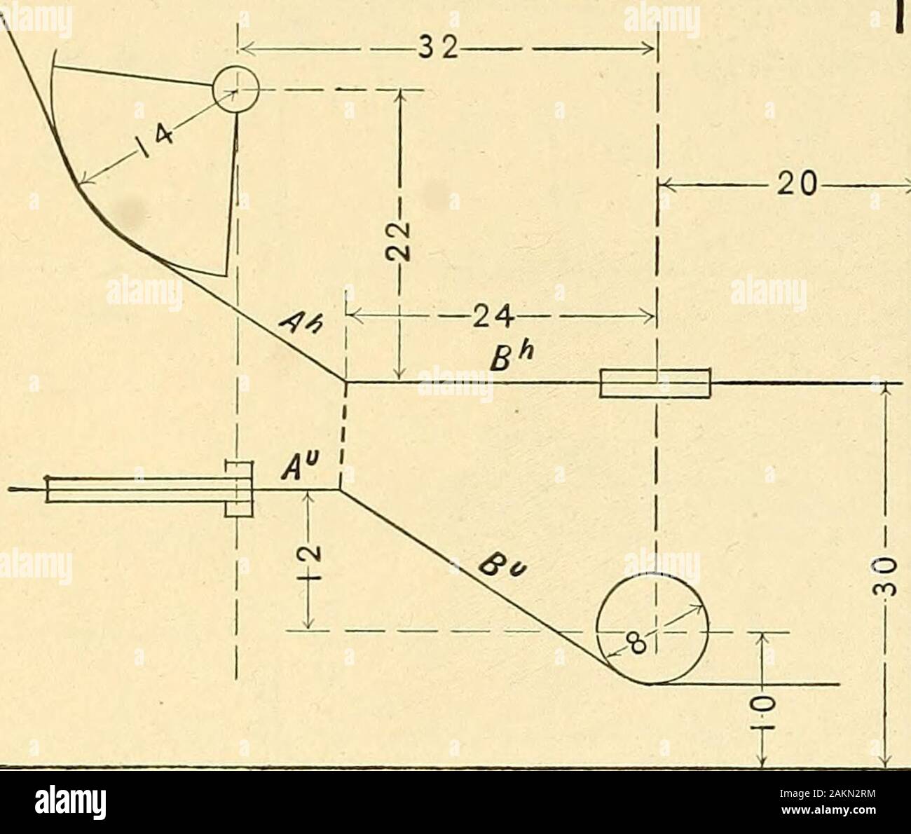Descriptive geometry . Determine angle of cut on top of purlin (A ...