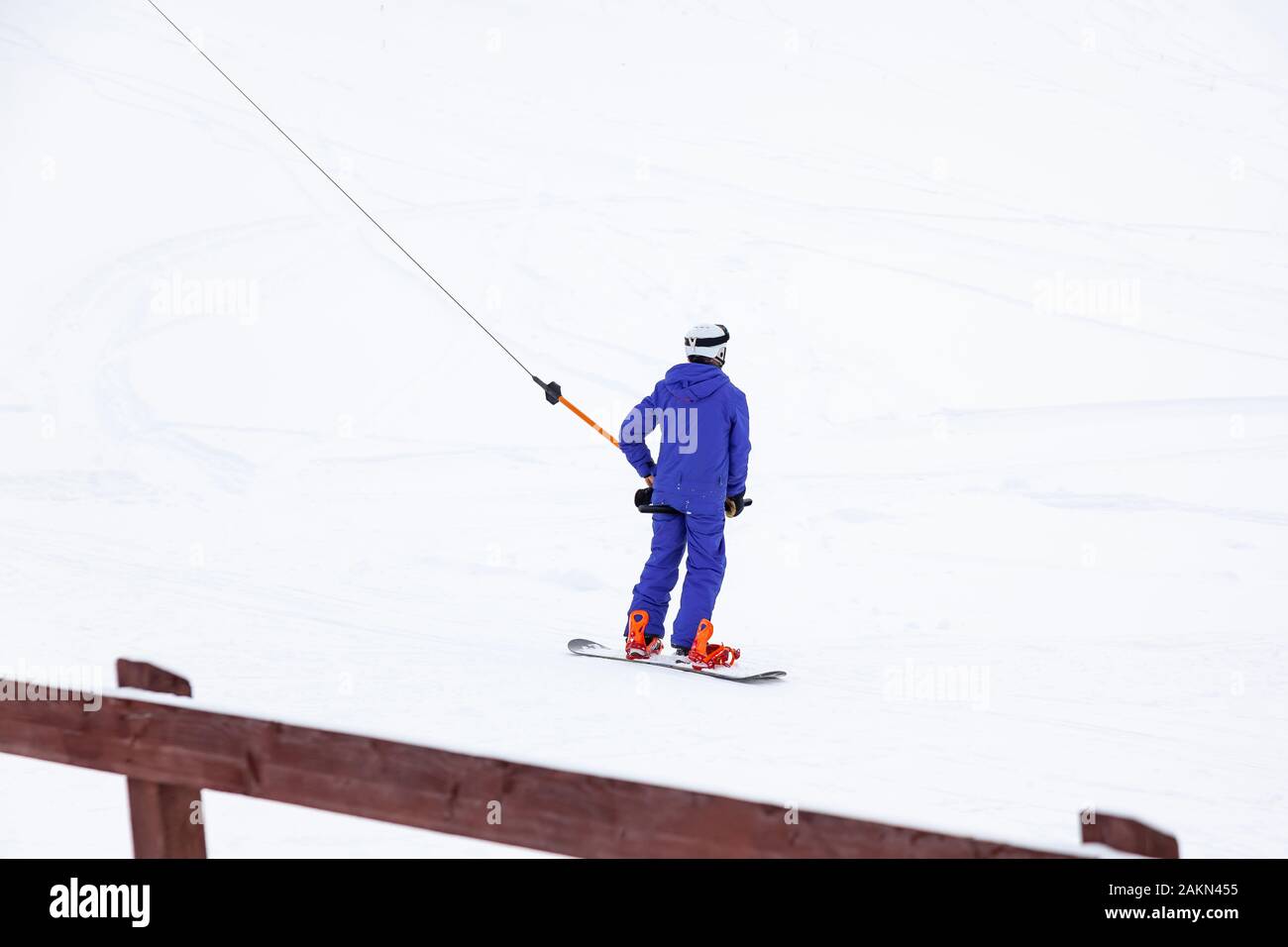 Rope tow ski lift hi-res stock photography and images - Alamy