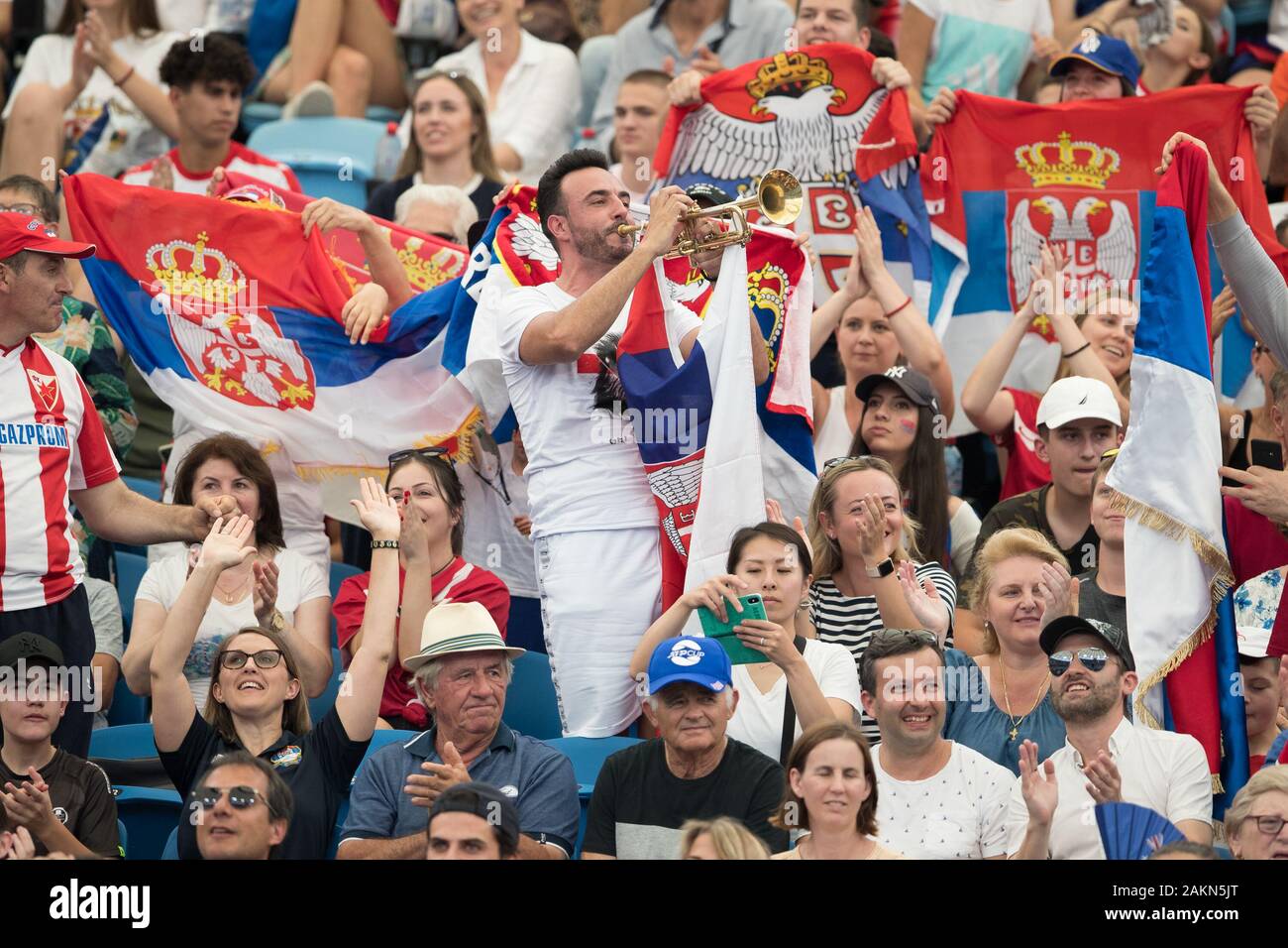 Serbian fans hi-res stock photography and images - Alamy