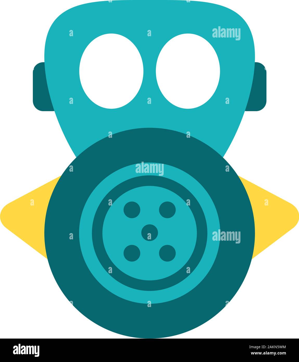 Gas mask design, factory environment dirty danger industry plant ...