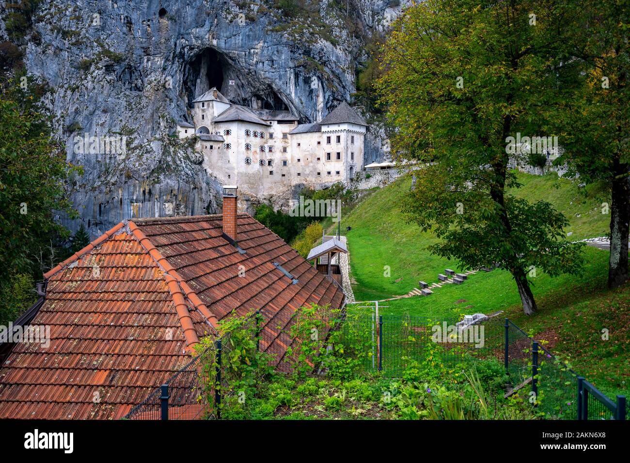Predjama Castle, Slovenia - 13th-century castle built in cliff face ...