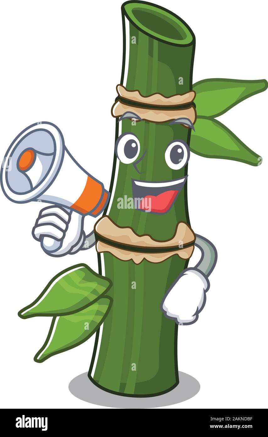 An icon of bamboo having a megaphone Stock Vector Image & Art - Alamy