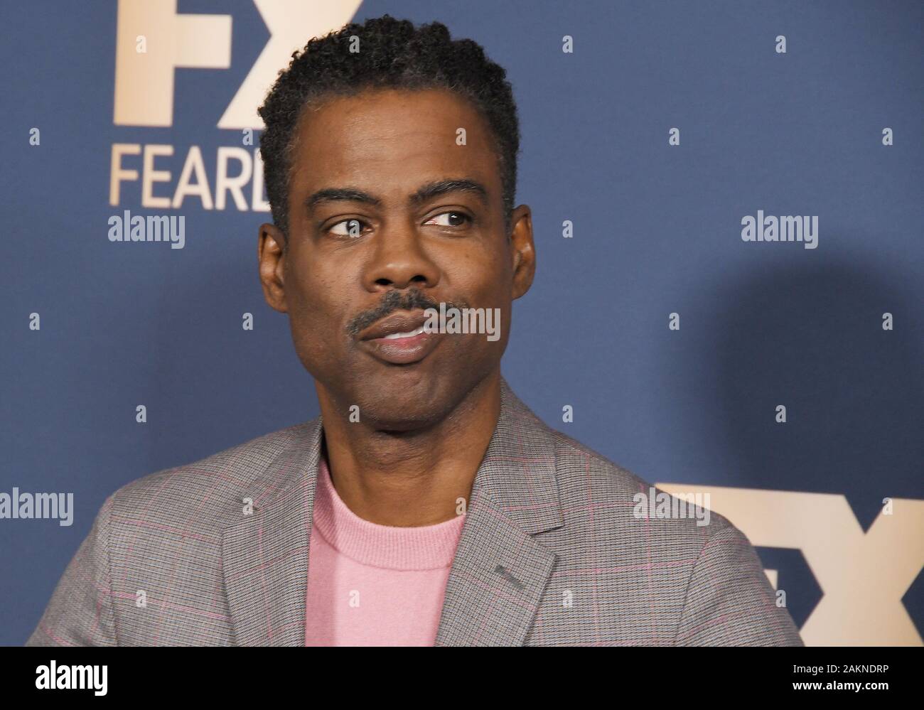 Los Angeles, USA. 09th Jan, 2020. Chris Rock arrives at the FX Networks ...