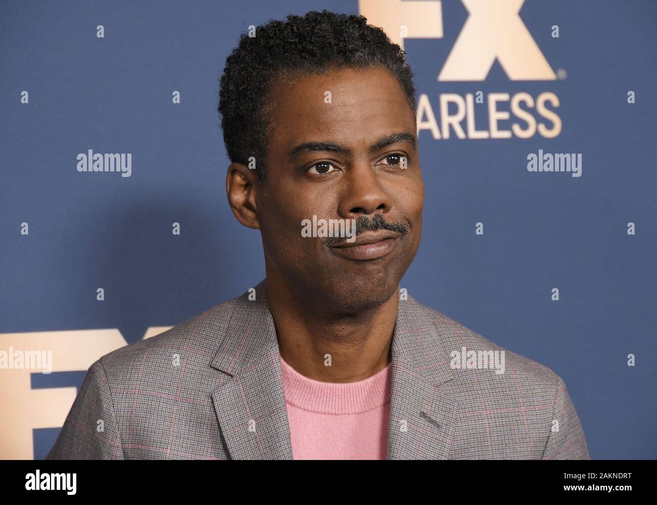 Chris Rock arrives at the FX Networks Winter TCA Starwalk held at The ...