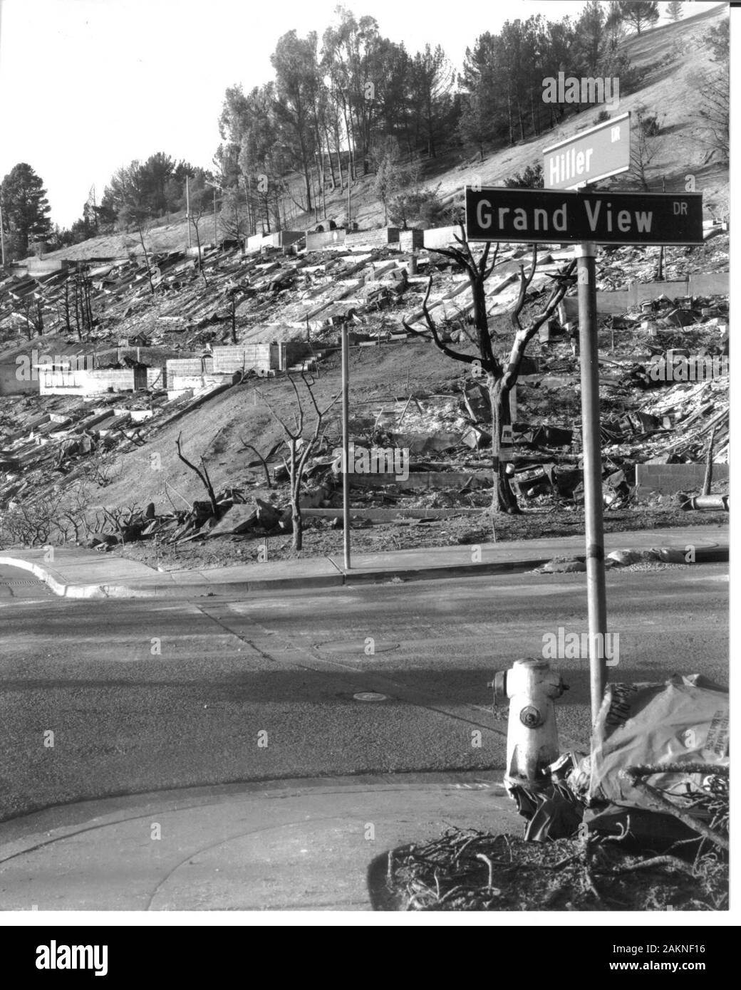 1991 firestorm hi-res stock photography and images - Alamy