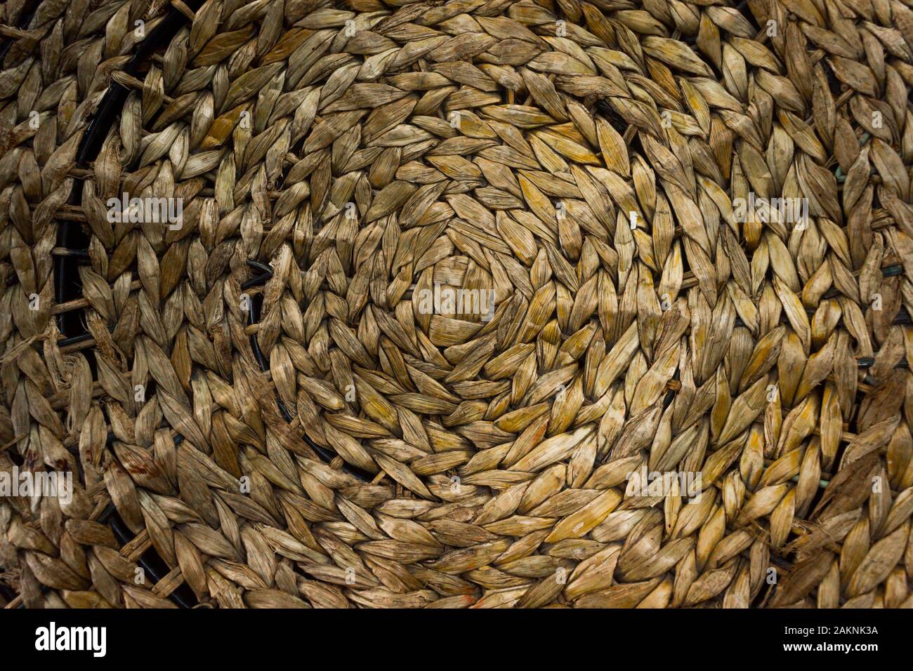 Striped woven rope braided texture background Stock Photo - Alamy